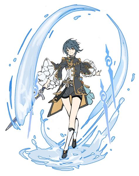 Xingqiu Genshin Impact Drawn By Papajay Jennygin Danbooru