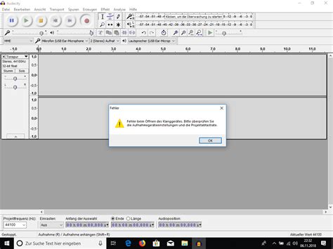 Wasapi Error Probleme Mit Der Audiohardware Ultraschall Sendegate