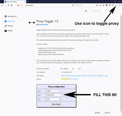 Proxy Toggle Get This Extension For 🦊 Firefox En Us