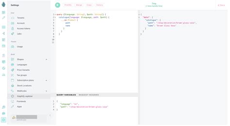 Graphql Api Explorer Crystallize