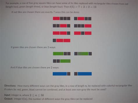 solved set up let t n represent the number of different