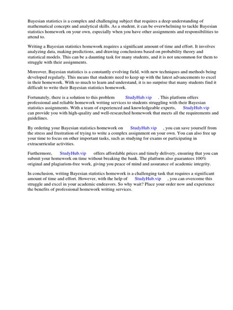 Bayesian Statistics Homework Pdf Bayesian Inference Statistics