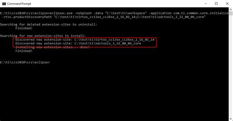 CCS CCSTUDIO Command Line Install Products TivaC And XDC Tools Code Composer Studio Forum