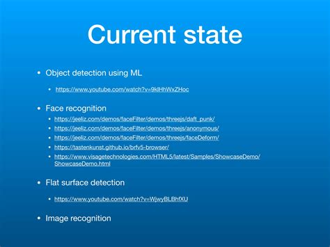 Augmented Reality In The Browser Webar An Overview Ppt