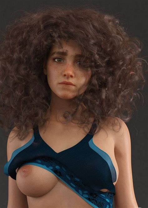 Gorgeous Babe With Curls Show Her Tits Deepmeow