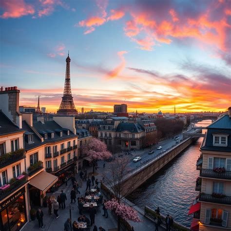Breathtaking Paris A Panoramic View Of Iconic Landmarks
