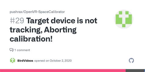Target Device Is Not Tracking Aborting Calibration Issue Pushrax OpenVR