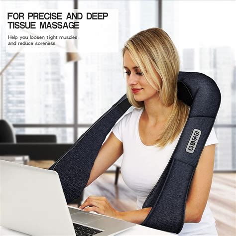 Mocuishle Shiatsu Neck And Back Massager With Heat Neck And Back Pain