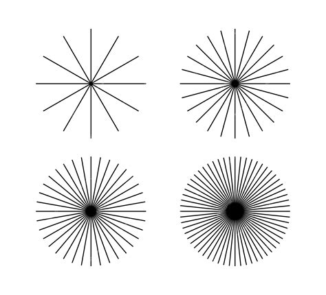 Radial Line Drawing At Joan Dudley Blog