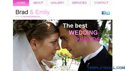 Brad Emily Wedding Pink Css Template Brad Emily Wedding Pink Css Template