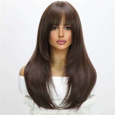 Cool Brown Long Sex Doll Wig Realdollbuy