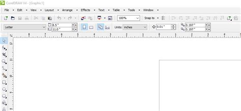 Gambar Menu Bar Pada Coreldraw