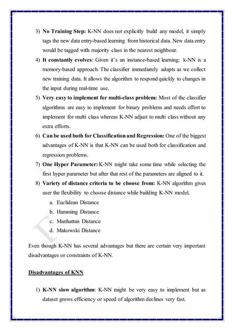 types of machine learnig algorithms cart id3 docx