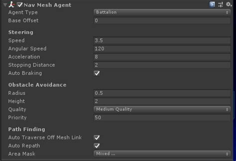 agent not moving toward carved obstacles unity engine unity discussions