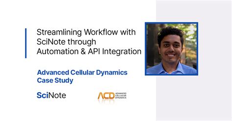 Streamlining Workflow With Scinote Through Automation And Api Integration Scinote