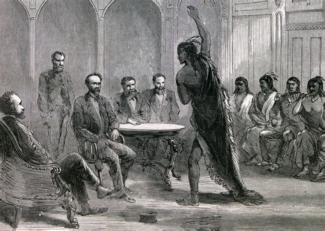 The Us Congress Authorizes An Indian Peace Commission To Negotiate