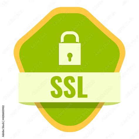 Ssl Certificate Icon Cartoon Of Ssl Certificate Vector Icon For Web