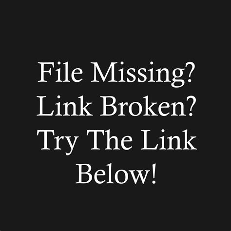 Missingbroken Link By Illyxiv On Deviantart