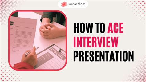 Interview Presentation How To Stand Out And Land Your Dream Job