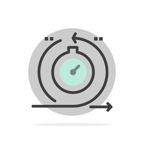 Agile Cycle Development Fast Iteration Abstract Circle Background Flat Color Icon
