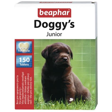 Beaphar Doggy`s Junior БЕАФАР ДОГГІС ДЖУНІОР вітамінізовані ласощі для ...