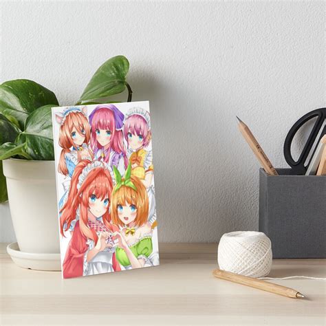 Itsuki Nakano The Quintessential Quintuplets Drawing For Fan Art Board Print For Sale By