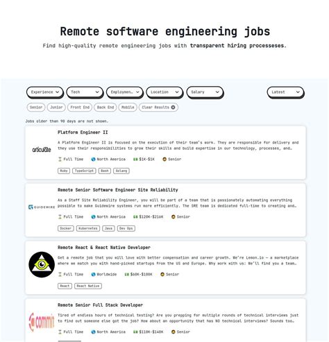 [hiring] remote software engineers r remotejs