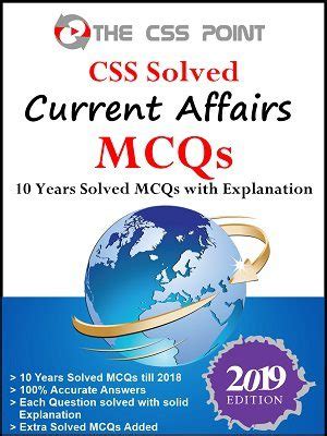 CSS Solved Current Affairs MCQs Edition CSS Books Point