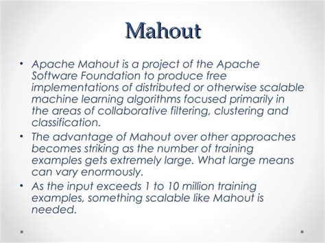 logistic regression using mahout ppt