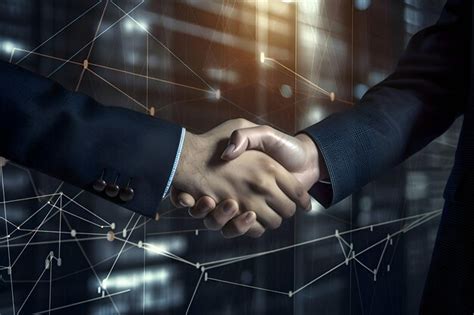 Premium Ai Image Businessmen Handshake Agreement Generative Ai 2