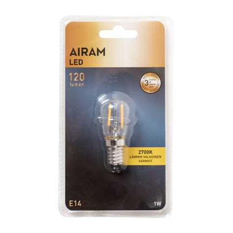 LED T26 1 1W 827 120LM E14 SIGNAL FILAMENT AIRAM