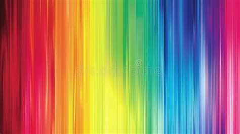 A Colorful Rainbow Stripe With A Rainbow Background Stock Illustration