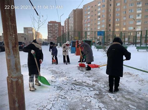 Албан байгууллагууд ойролцоох газрынхаа цасыг цэвэрлэж байна