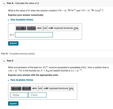 Solved Part A Calculate The Value Of A What Is The Value Chegg Com