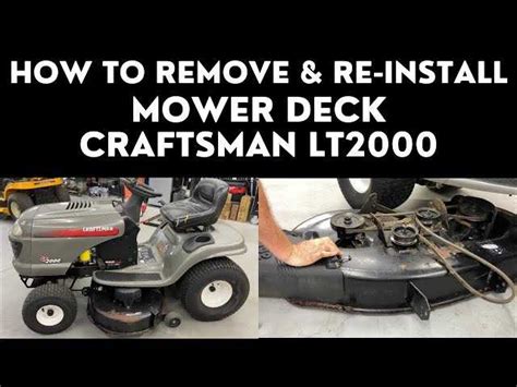 LT1000 Craftsman Parts Diagram and Repair Guide
