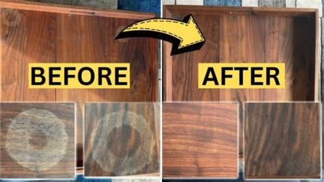 How To Remove Water Ring Marks From Wood DIY Joy