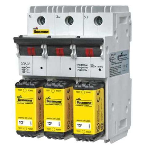 Eaton Bussmann Finger Safe Fuse Block With Disconnect Switch To A Range CF UL Class