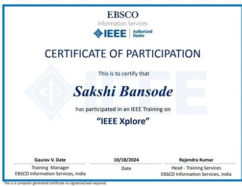 Sakshi Bansode On Linkedin Hello I Am Happy To Share That I
