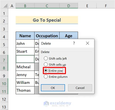How To Delete Row If Cell Is Blank In Excel