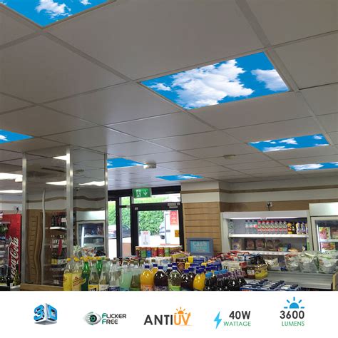 Skylight Effect Led Panel Led Sky Cloud Ceiling Panels Light ENER J