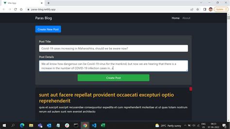GitHub ParasPuku Vue Blog App