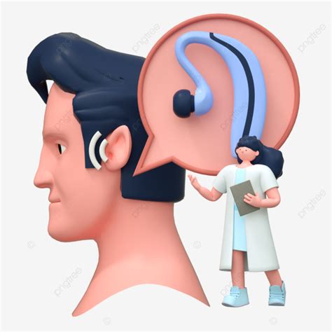 3dc4d 입체 장애인 청각 장애인 만화 캐릭터 3d C4d 입체 Png 일러스트 및 이미지 에 대한 무료 다운로드 Pngtree