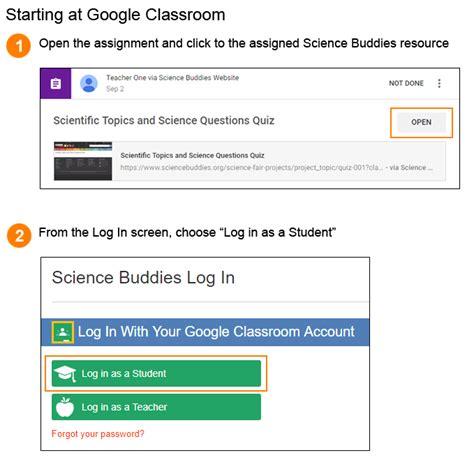 Digital Classroom Making The Login Connection Science Buddies Blog