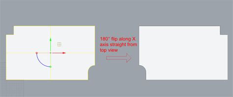 Flip Objects Along X Axis Straight From Top View Rhino Mcneel Forum