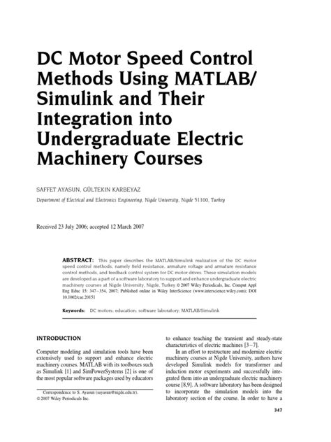 Dc Motor Speed Direction Control Rotary Encoder Matlab Vro