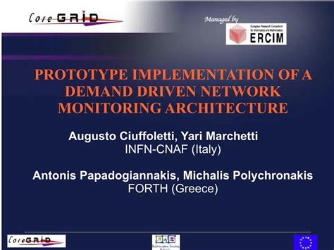Pdf Prototype Implementation Of A Demand Driven Network Monitoring
