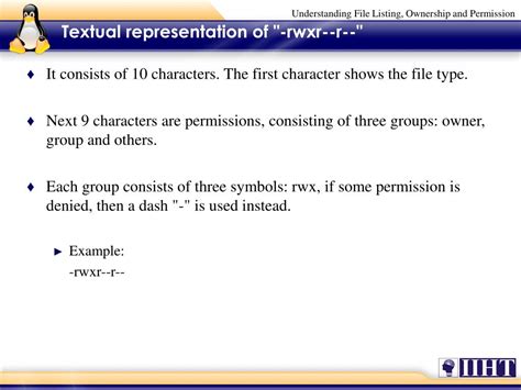 Ppt Understanding File Listing Ownership And Permission Powerpoint Presentation Id5783658