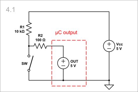 Pullup How Do I Calculate The Required Value For A Pull Up Resistor Electrical Engineering