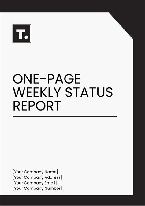 Free Bi Weekly Status Report Template To Edit Online