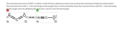Solved One Resonance Structure Of Cno−is Shown In The First